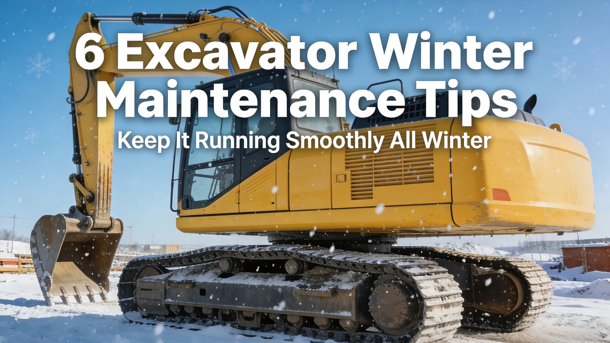 Entretien hivernal d'une excavatrice : 6 conseils de pro pour la ...